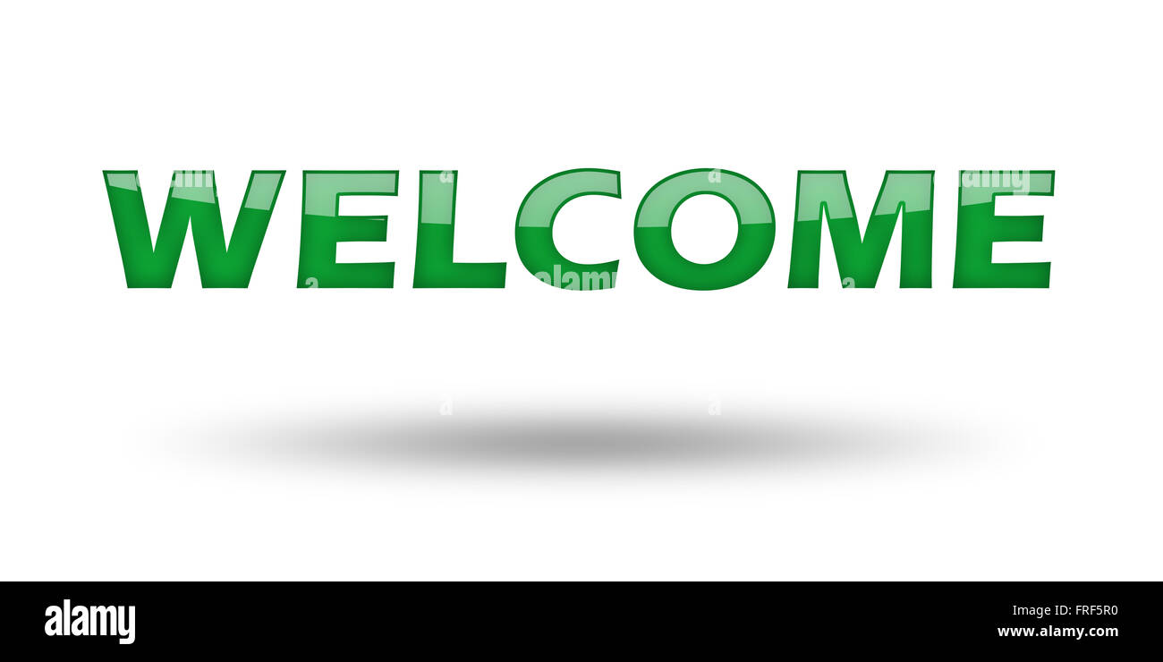 Welcome word Cut Out Stock Images & Pictures - Alamy