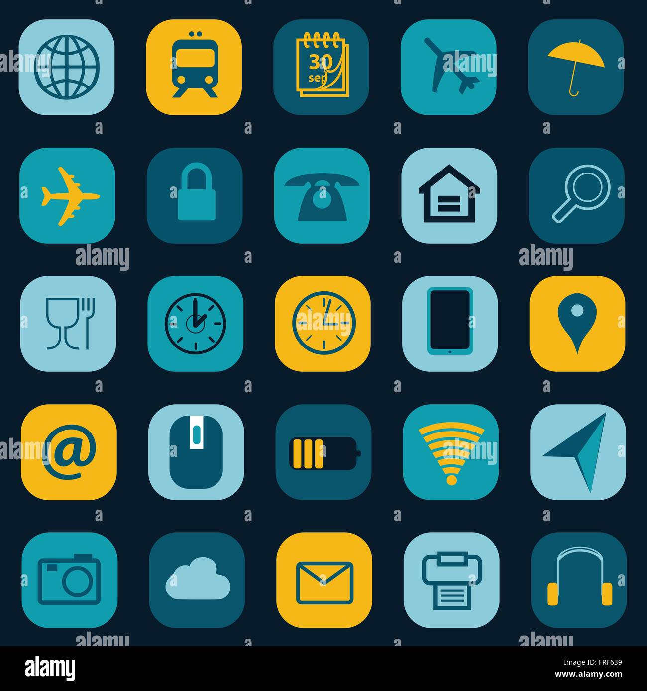 Travel photo ui icons hi-res stock photography and images - Alamy