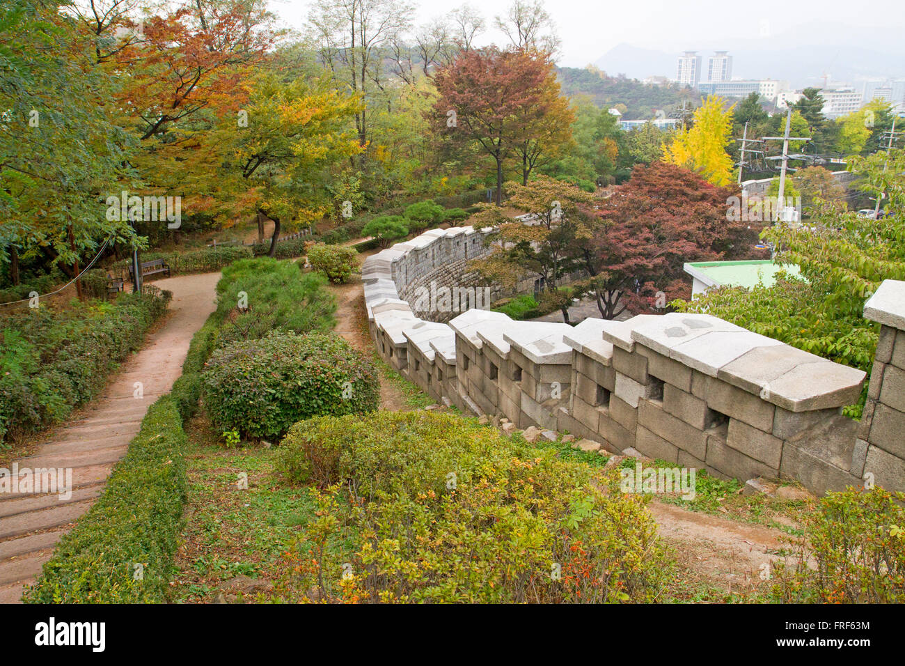 Seoul City Wall Stock Photo - Alamy