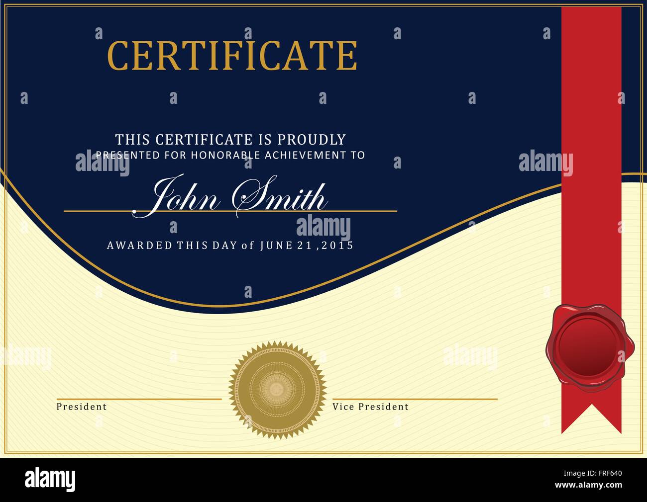 Paper certificate hi-res stock photography and images - Alamy