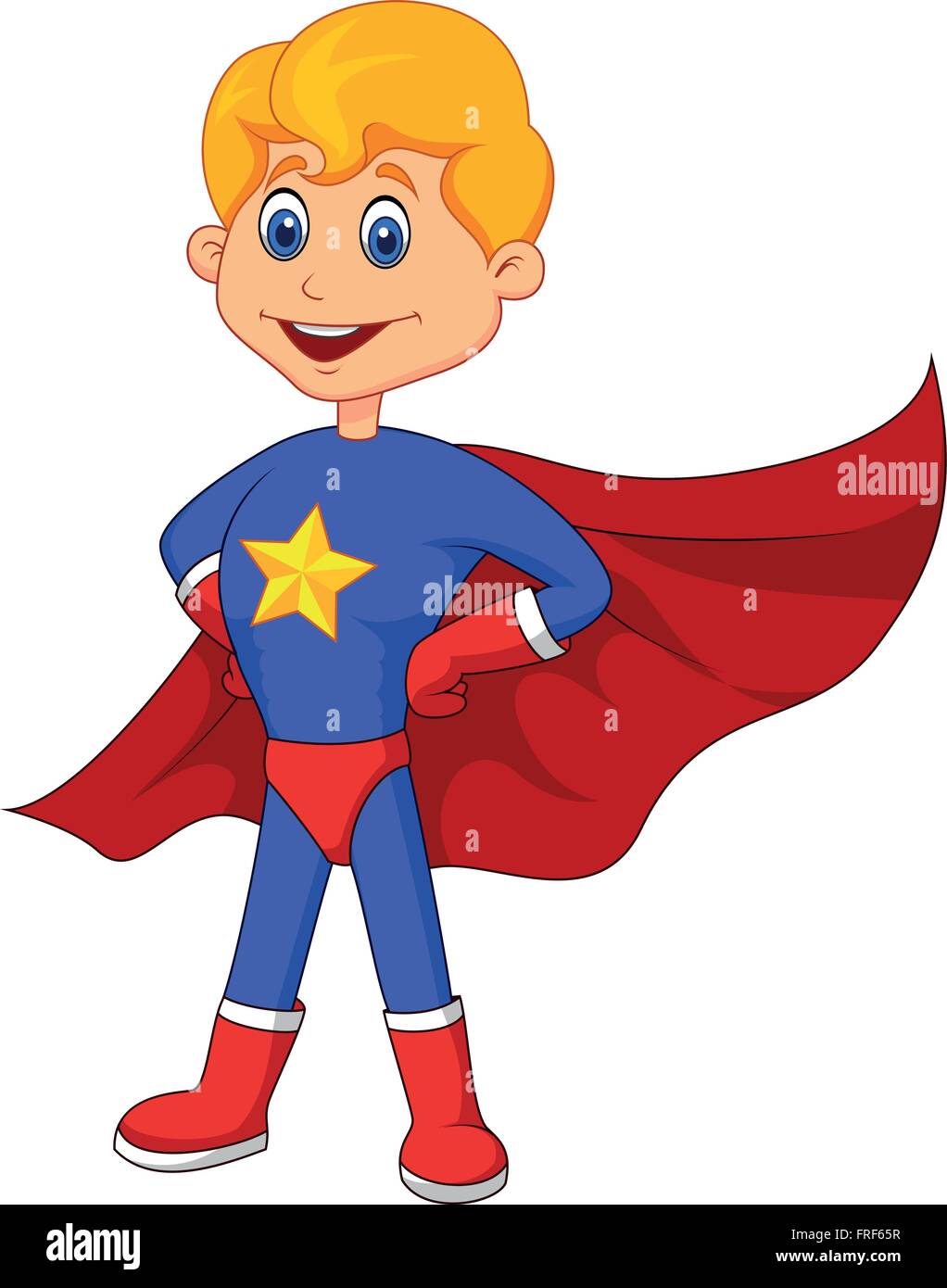 Super hero boy cartoon posing Stock Vector Image & Art - Alamy