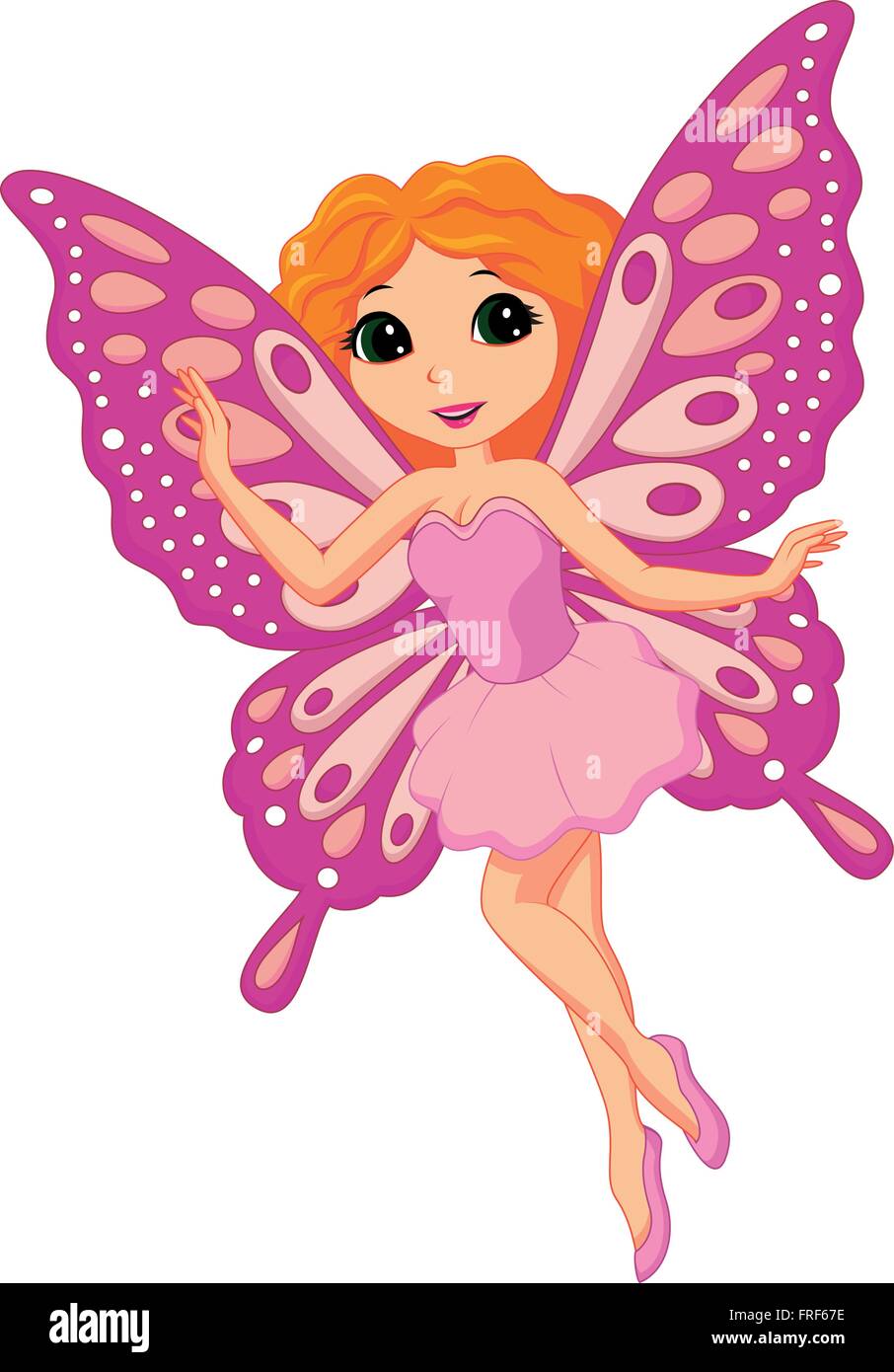 Illustration of a beautiful pink fairy Stock Vector Image & Art - Alamy