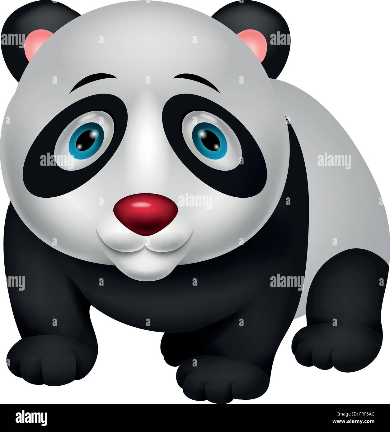 Stylish panda vector Stock Vector Images - Alamy