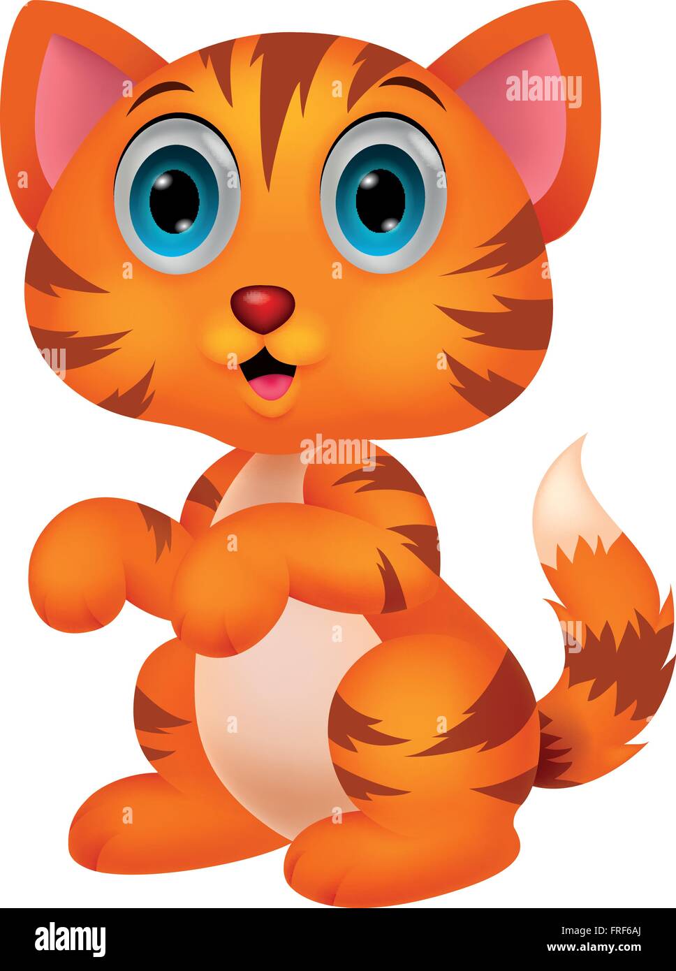 Cute cat cartoon Stock Vector Image & Art - Alamy