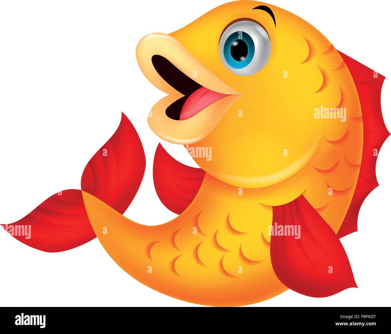 Cute fish cartoon Stock Vector Image & Art - Alamy