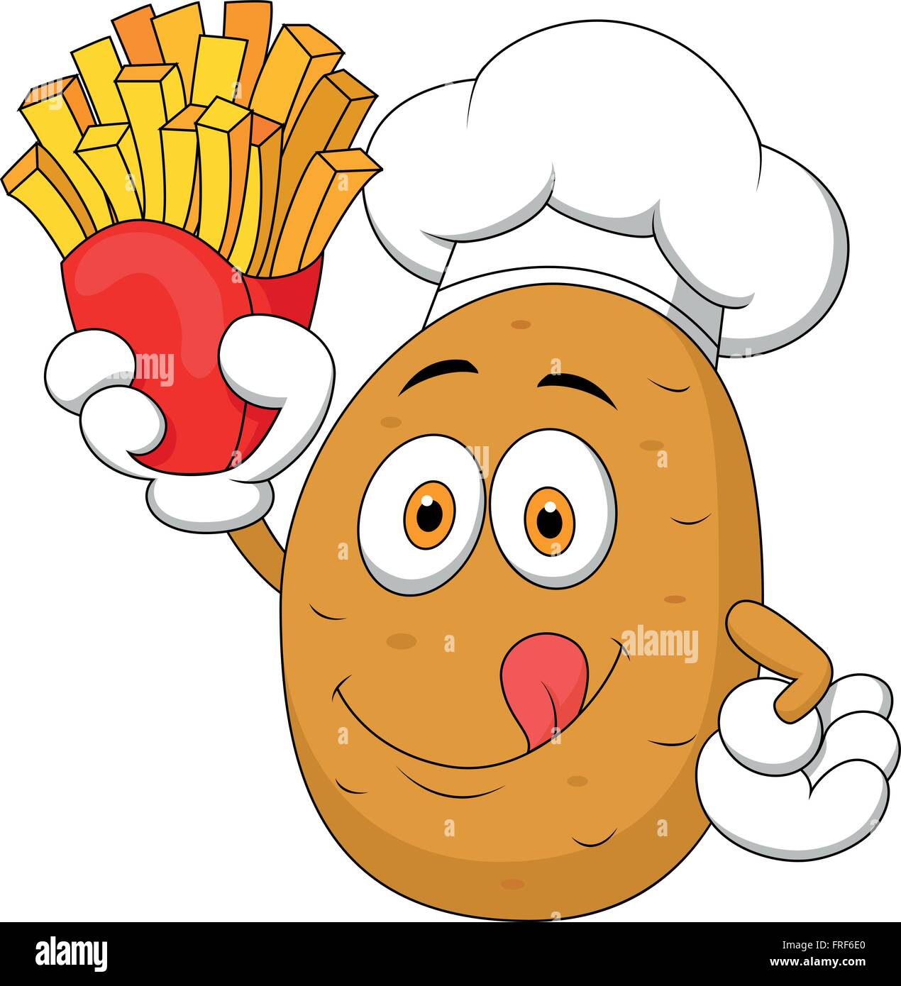 Potato with human Stock Vector Images - Alamy