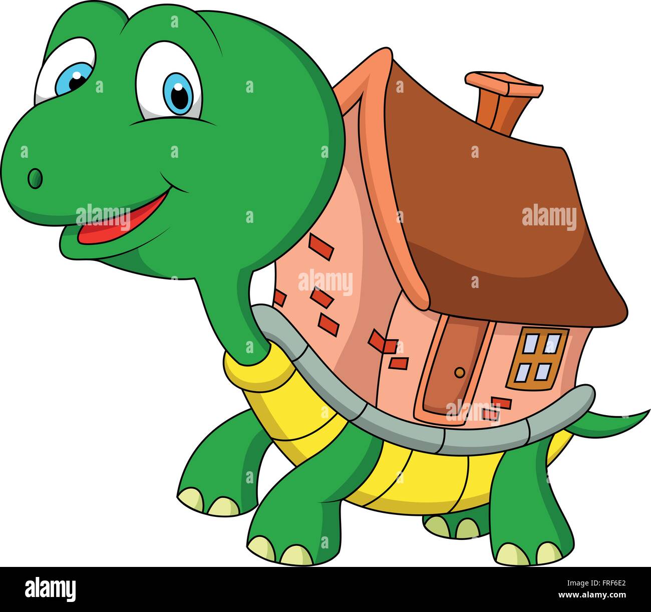 Turtle with shell house Stock Vector Image & Art - Alamy