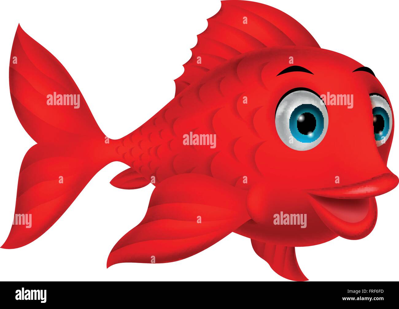 Cute fish cartoon Stock Vector Image & Art - Alamy