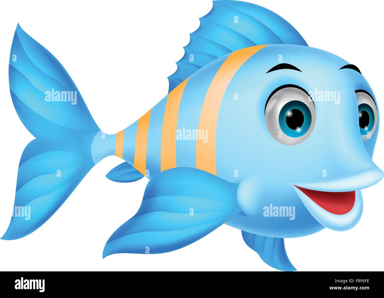 Cute fish cartoon Stock Vector Image & Art - Alamy