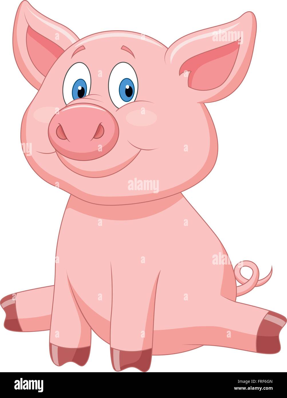 Cute pig cartoon Stock Vector Image & Art - Alamy