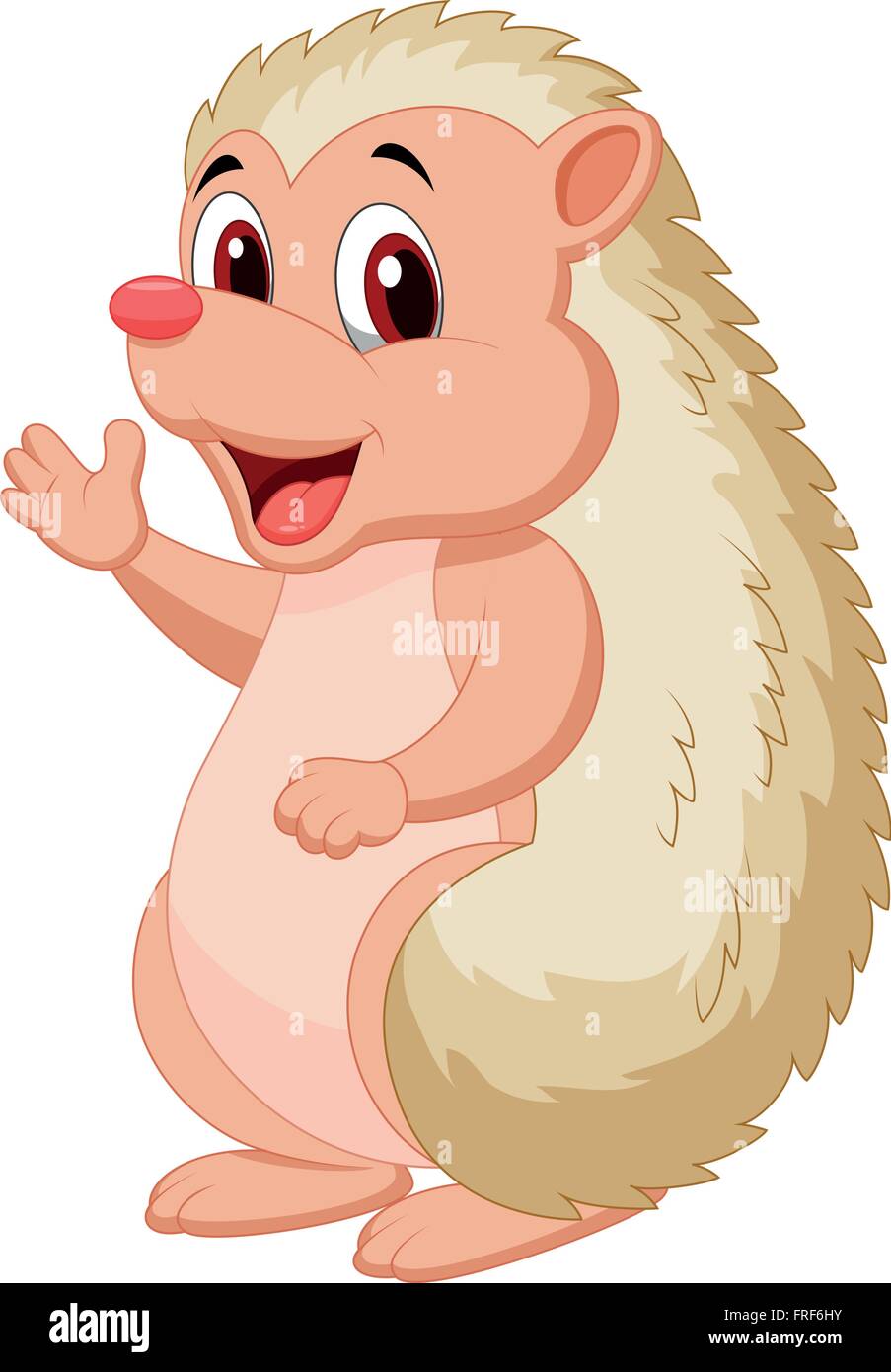 Cute hedgehog cartoon Stock Vector Image & Art - Alamy