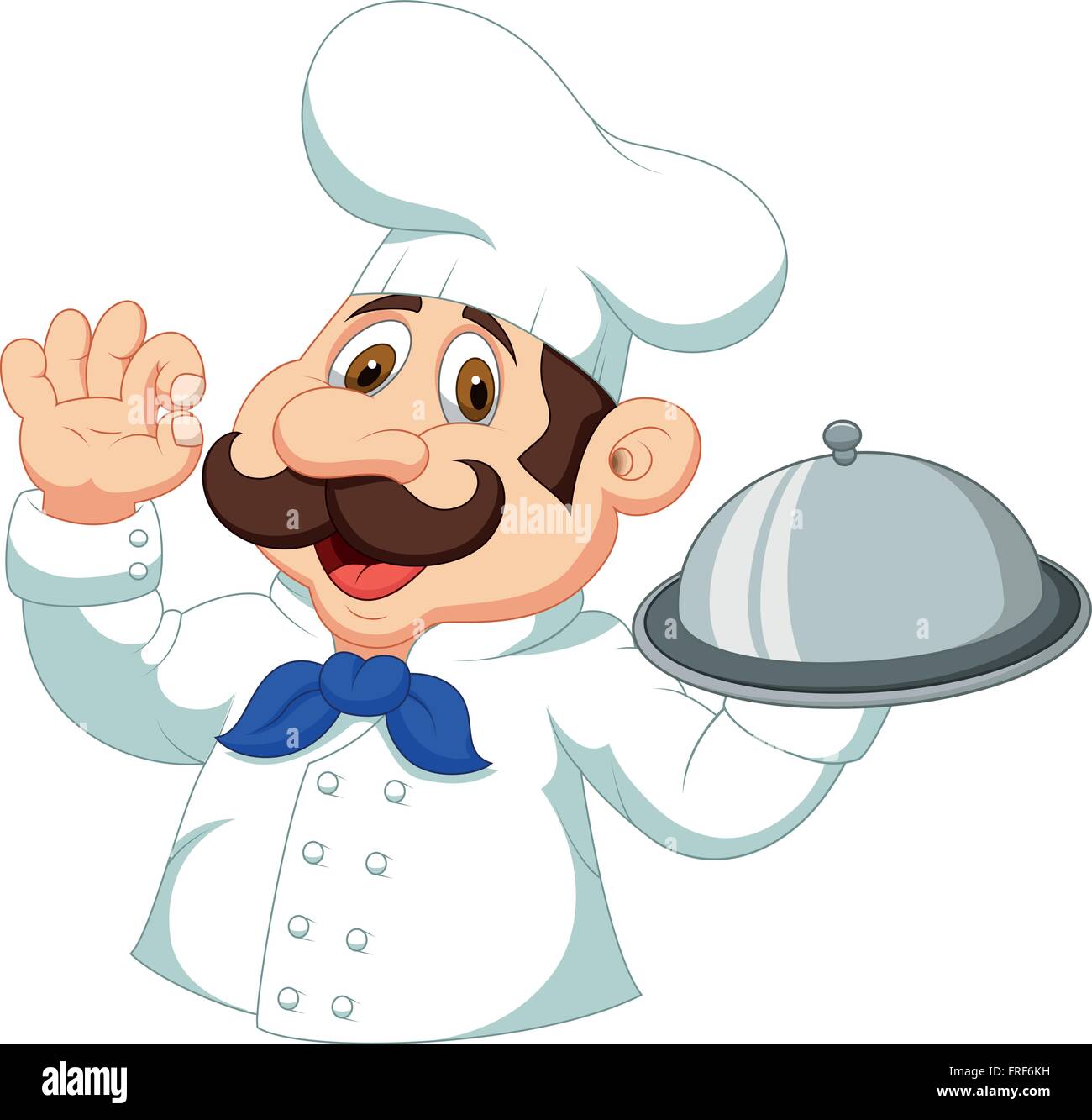 Chef cartoon with ok sign Stock Vector Image & Art - Alamy
