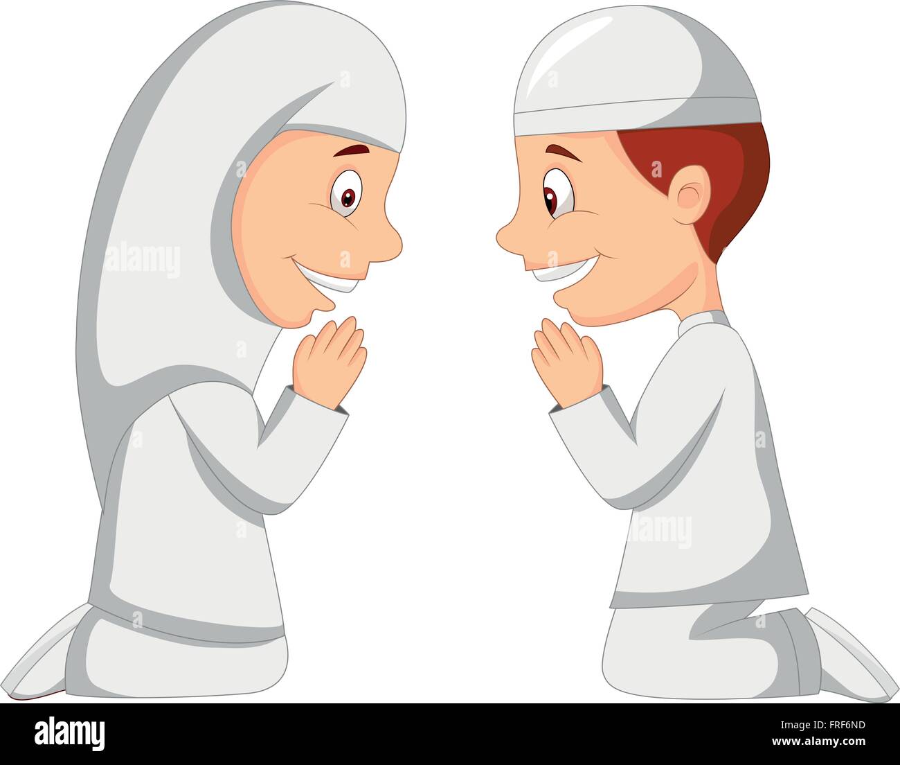 Muslim kid cartoon Stock Vector Image & Art - Alamy