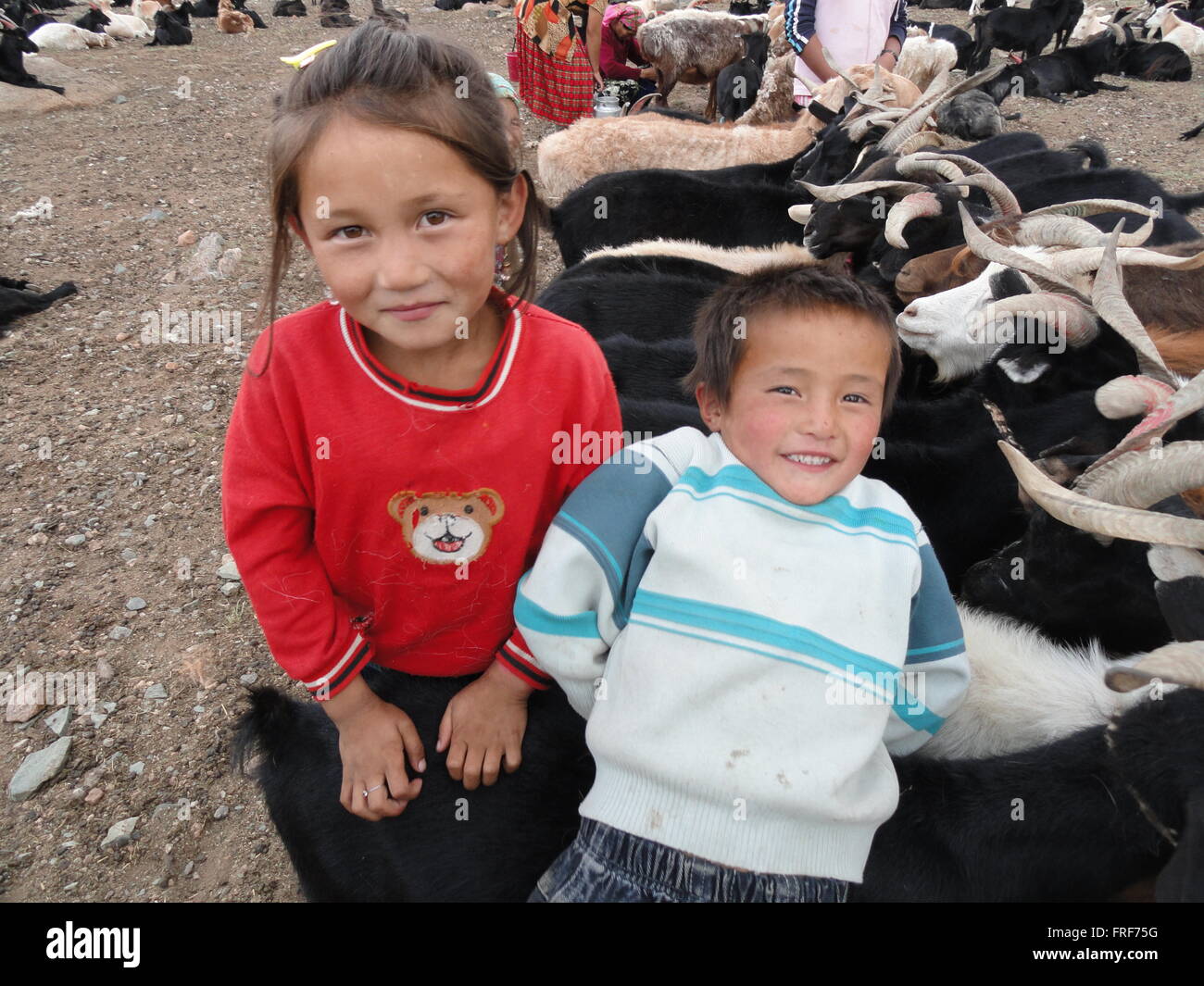Kazakh children hi-res stock photography and images - Alamy