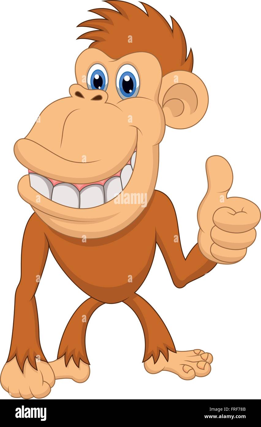 Monkey Thumb Stock Vector Images - Alamy