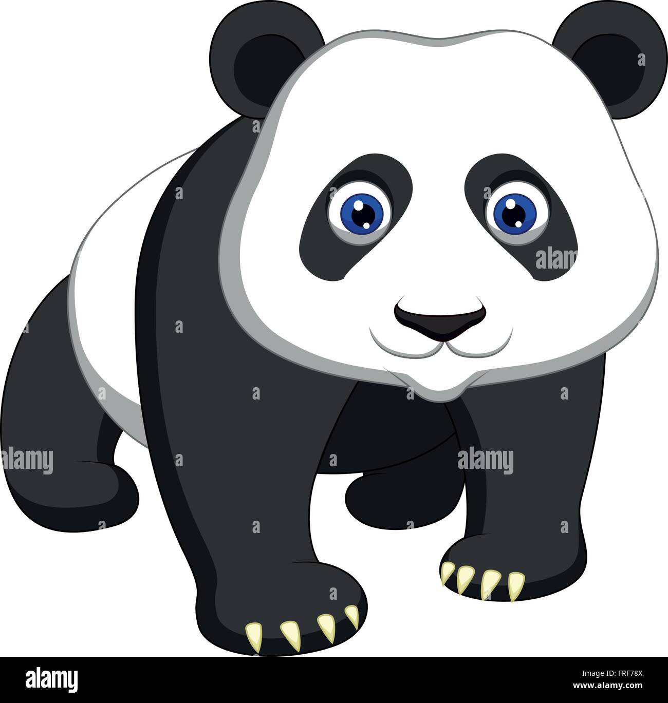 Cute panda cartoon Stock Vector Image & Art - Alamy