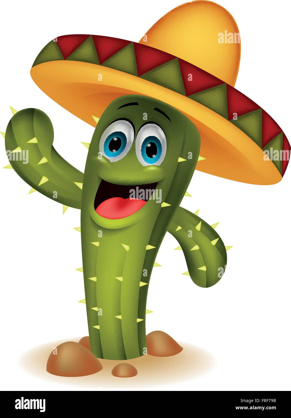 Cute cactus cartoon character Stock Vector Image & Art - Alamy