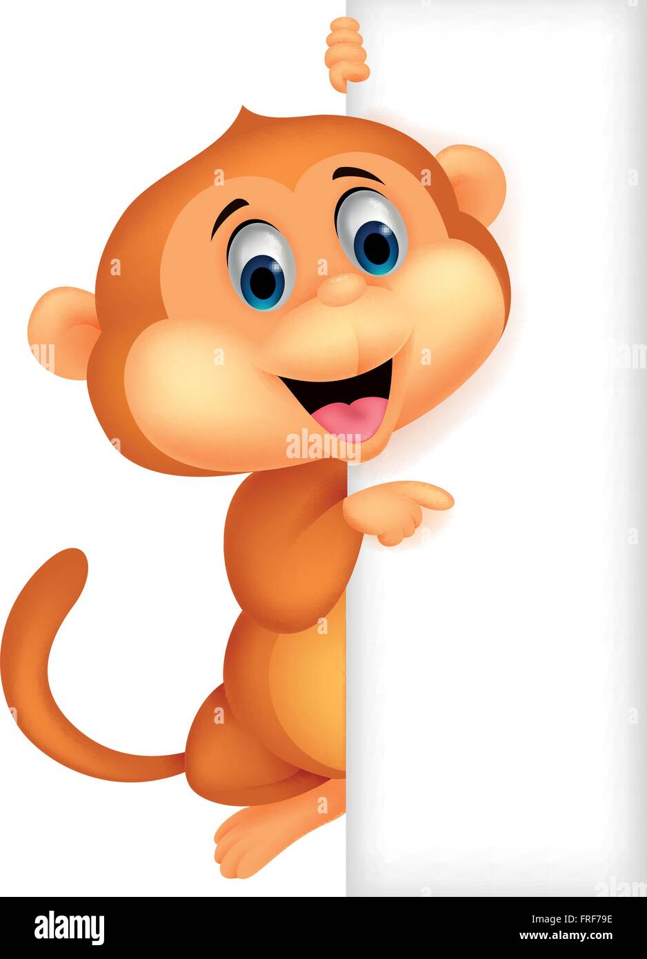 Monkey advertisement Stock Vector Images - Alamy