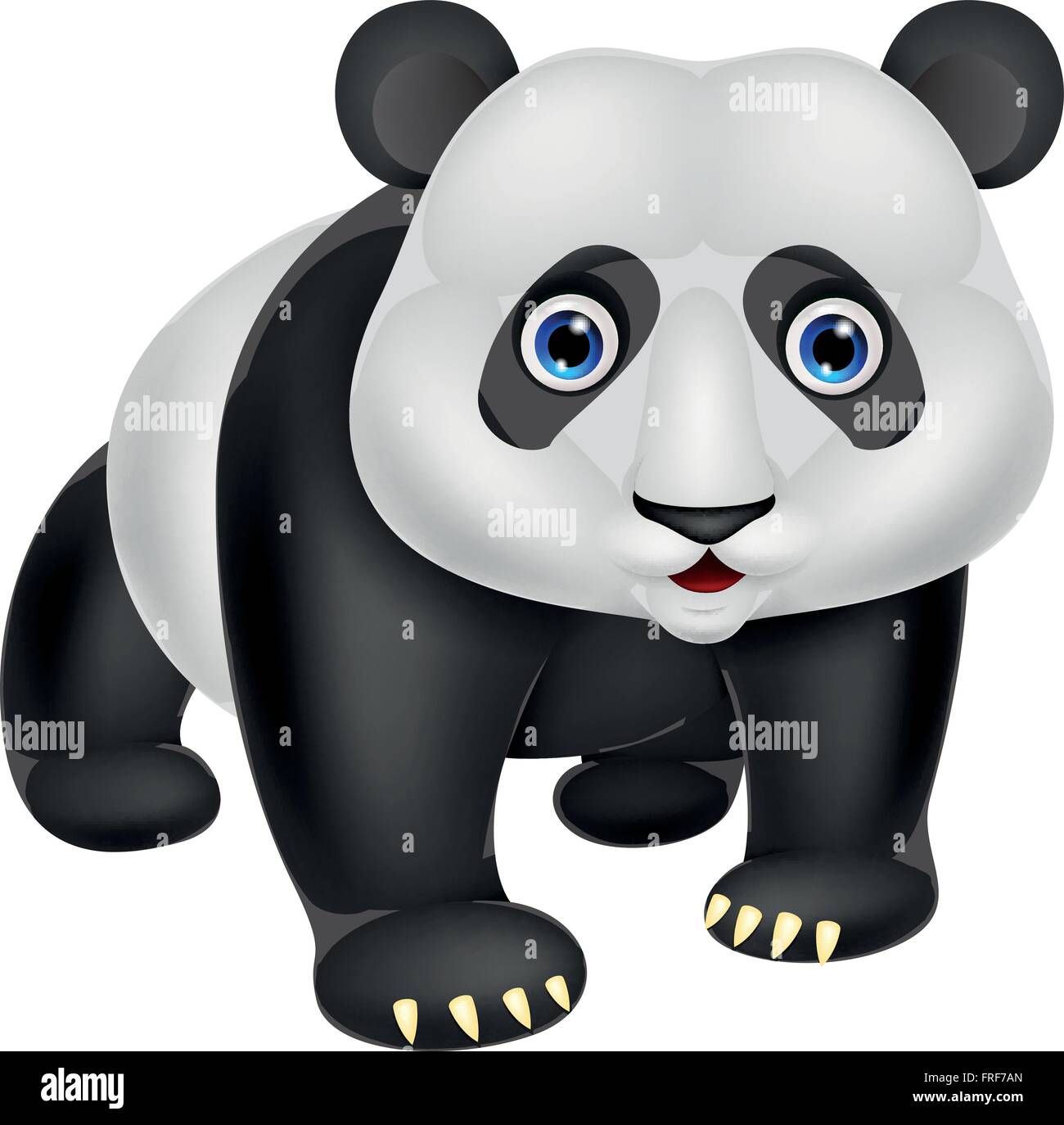 Cute panda cartoon Stock Vector Image & Art - Alamy