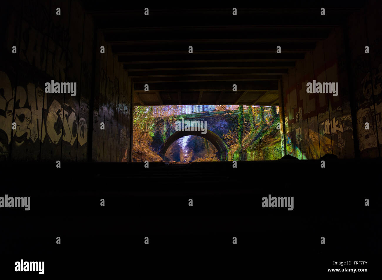 The life goes off the rails - 01/04/2013 - - Tunnel of the disused rail ...