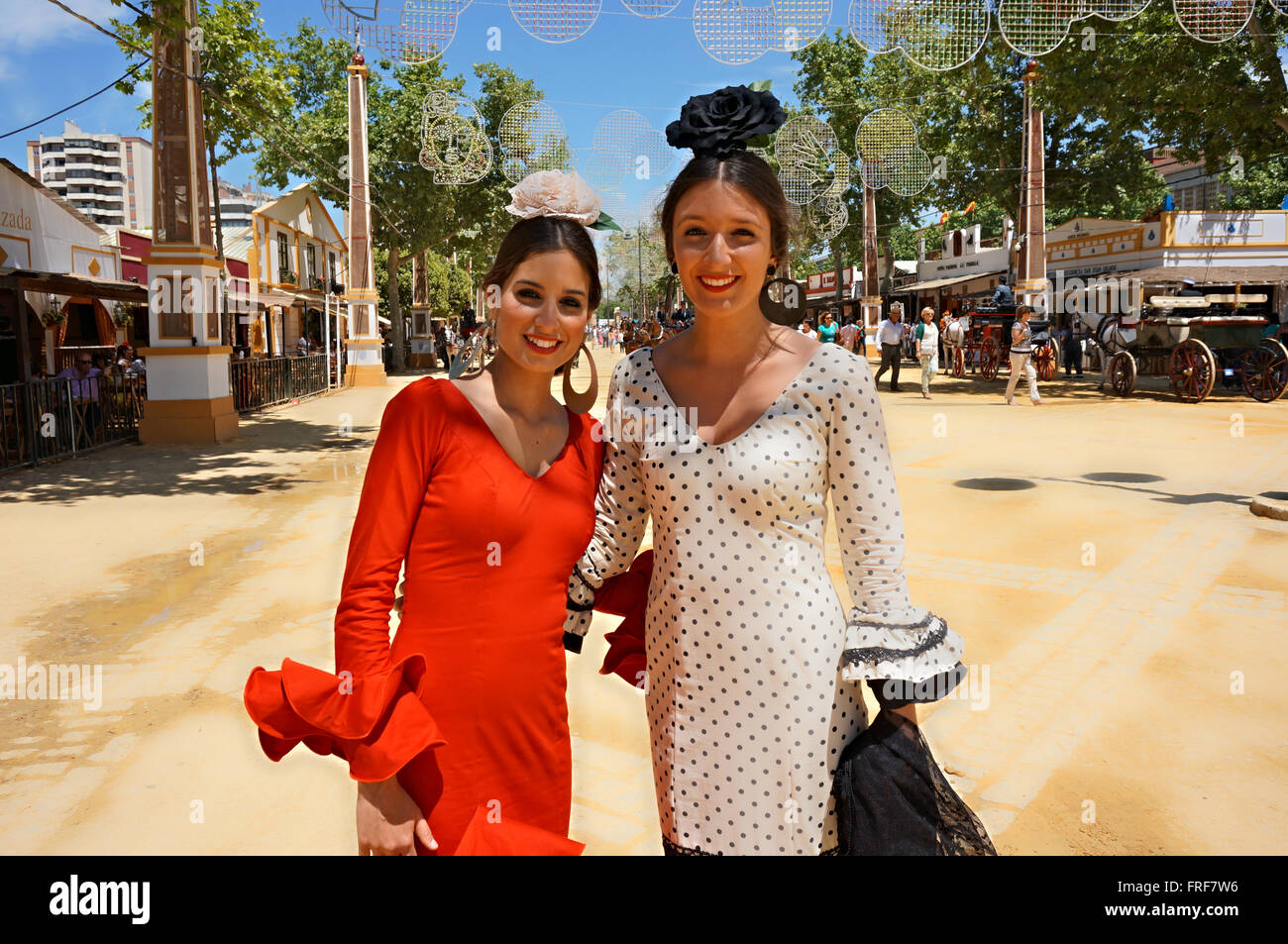 Andalucian women in traditional dress hi-res stock photography and ...