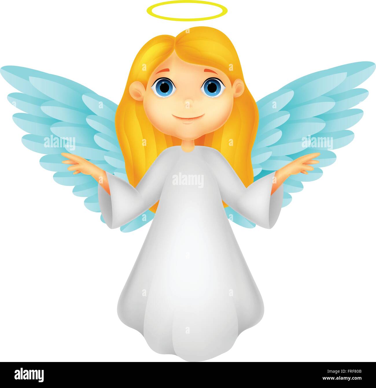 Cute angel cartoon Stock Vector Image & Art - Alamy