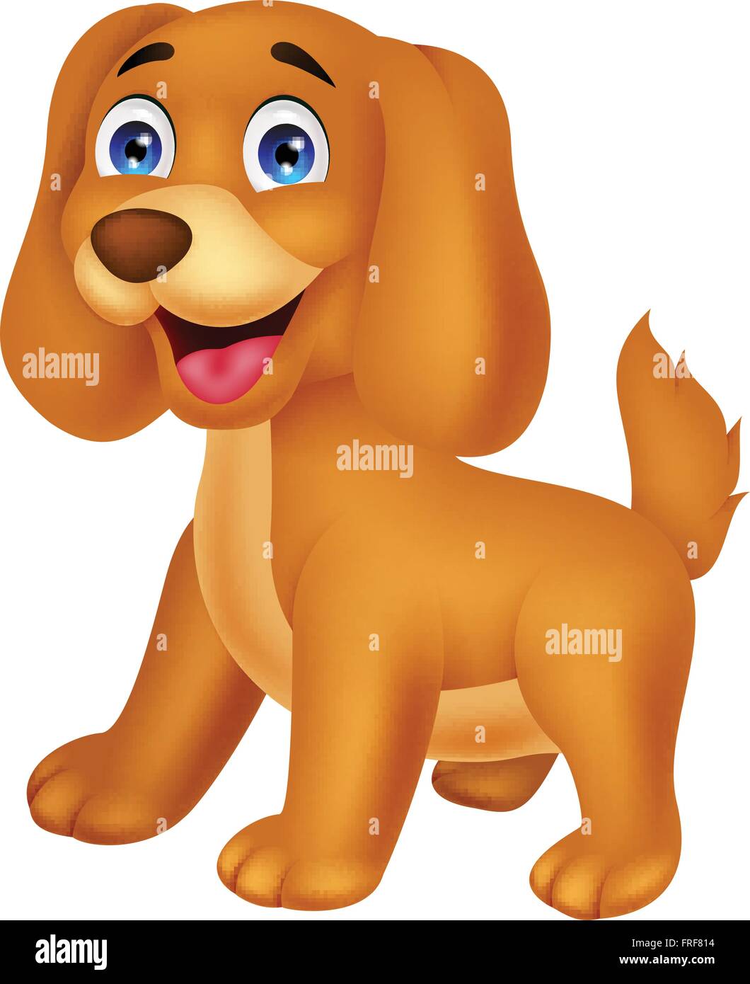 Cute puppy cartoon Stock Vector Image & Art - Alamy