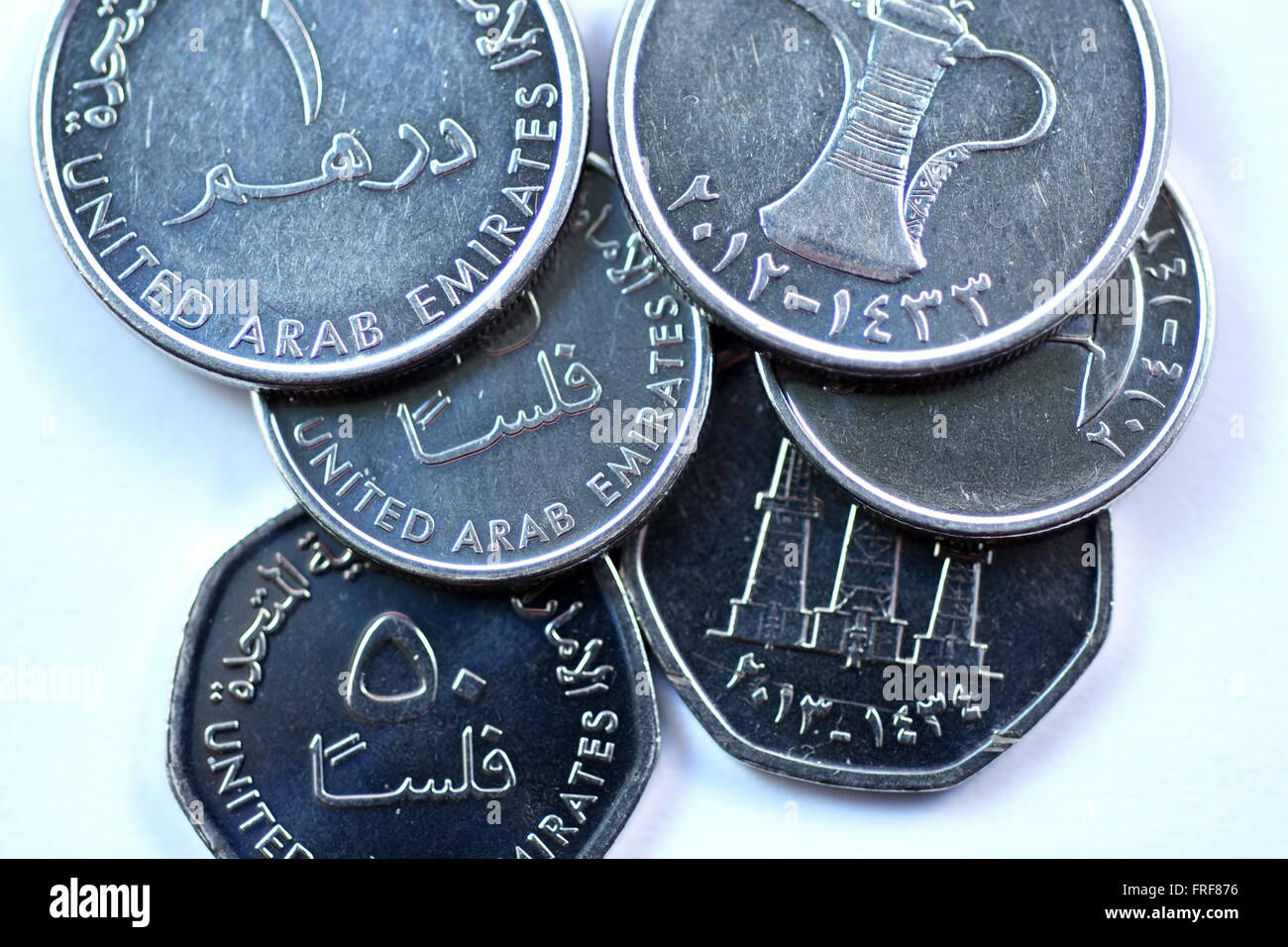 Close up Dirhams currency, United Arab Emirates Stock Photo - Alamy