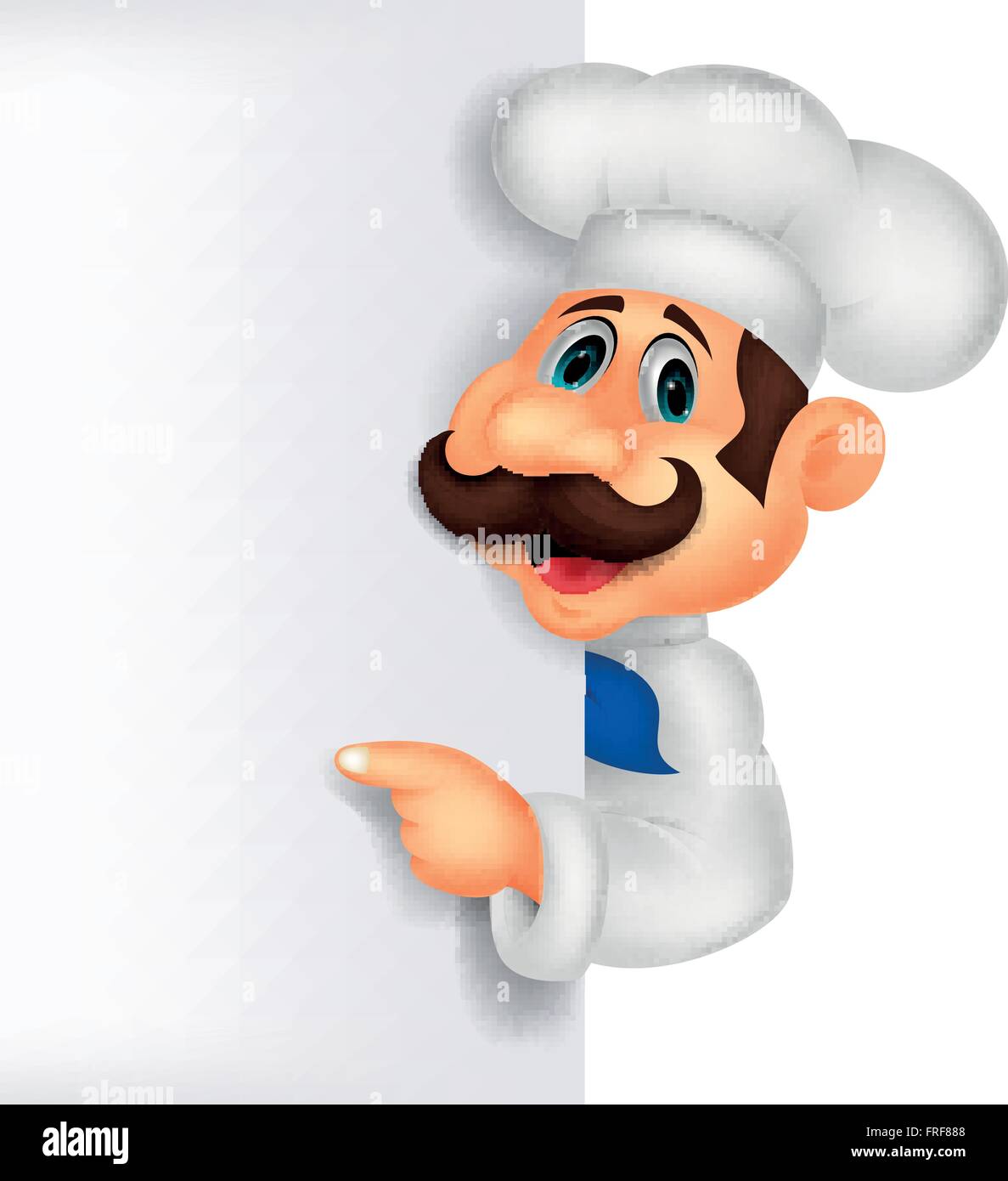 Chef cartoon with blank sign Stock Vector Image & Art - Alamy