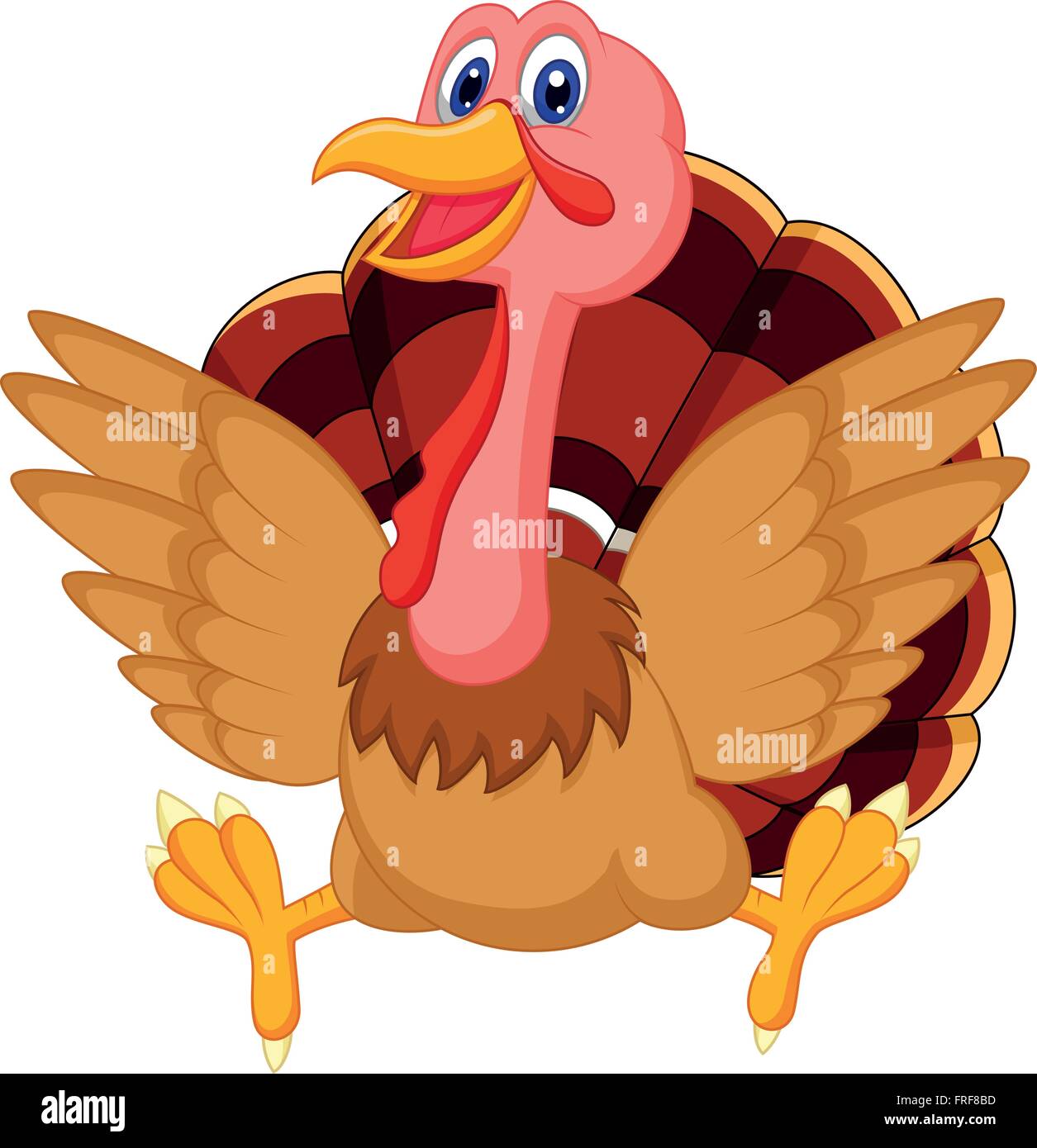 Cute turkey cartoon Stock Vector Image & Art - Alamy