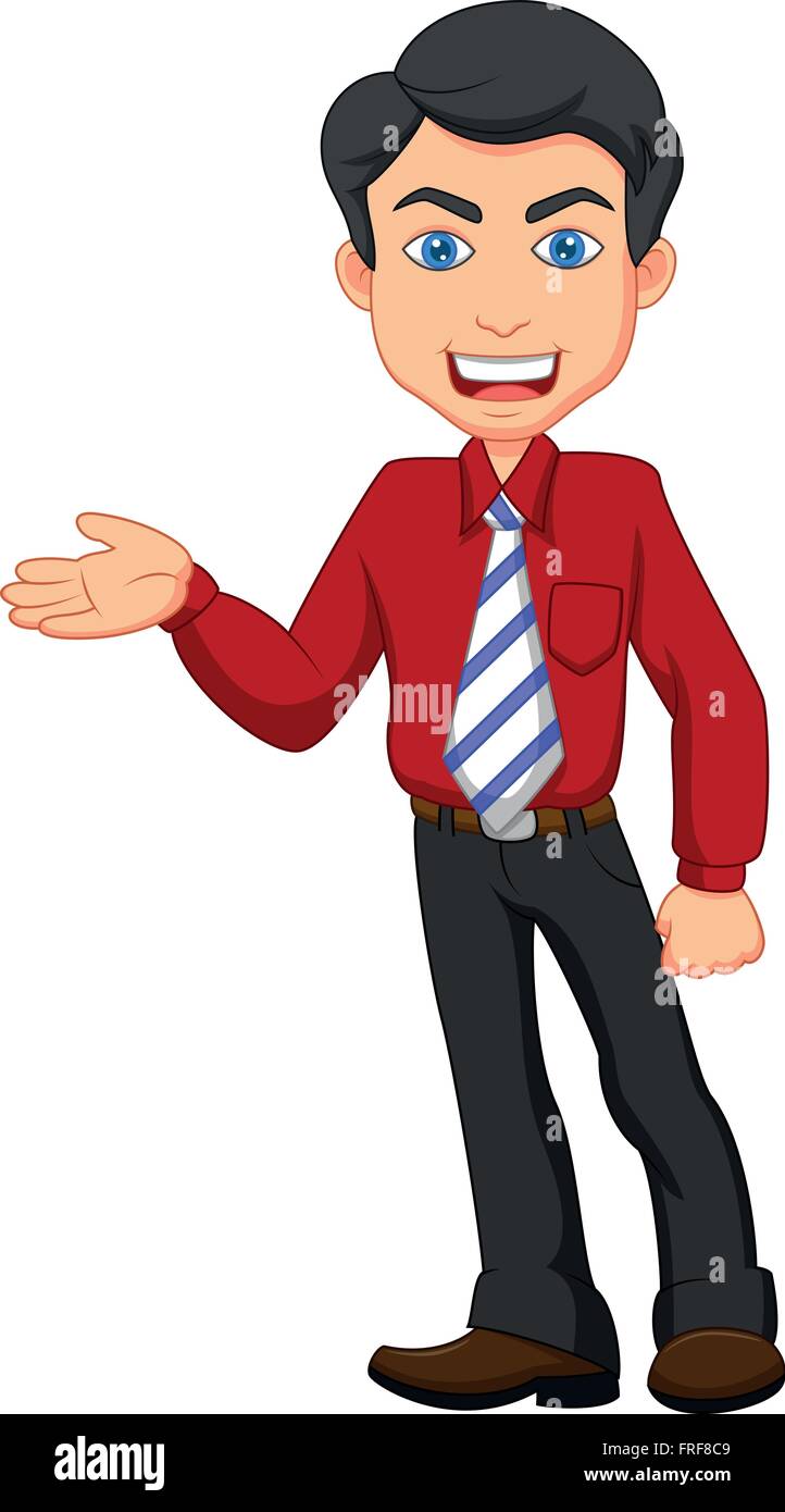 Worker smiling posing Stock Vector Images - Alamy