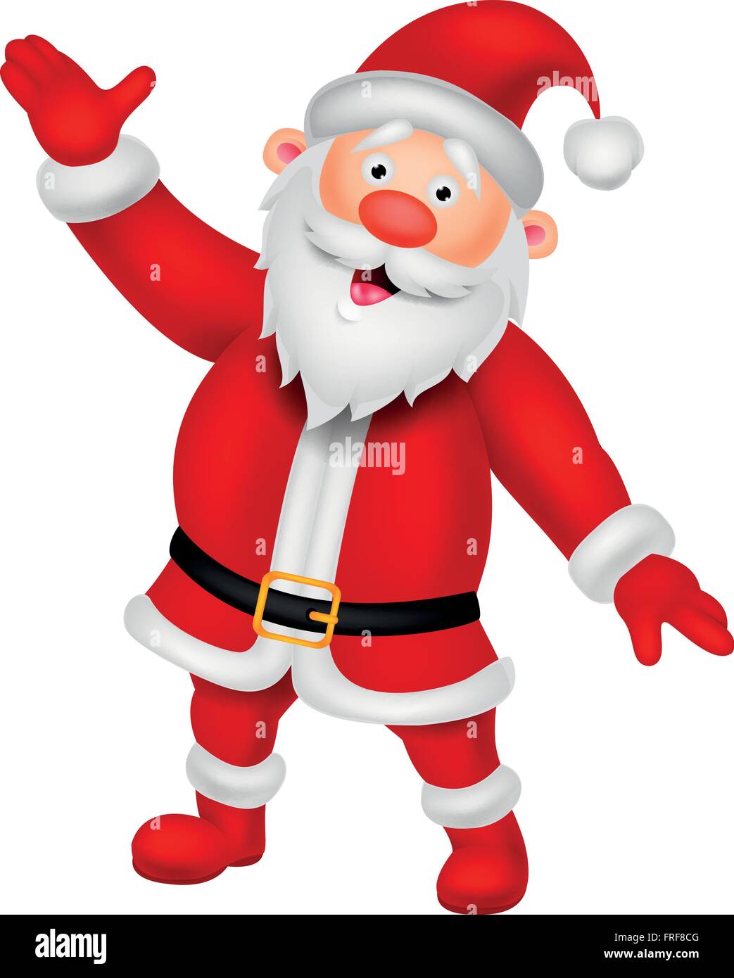 Santa cartoon Cut Out Stock Images & Pictures - Alamy