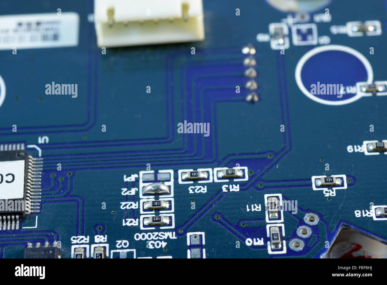 Close up electronic board Stock Photo - Alamy