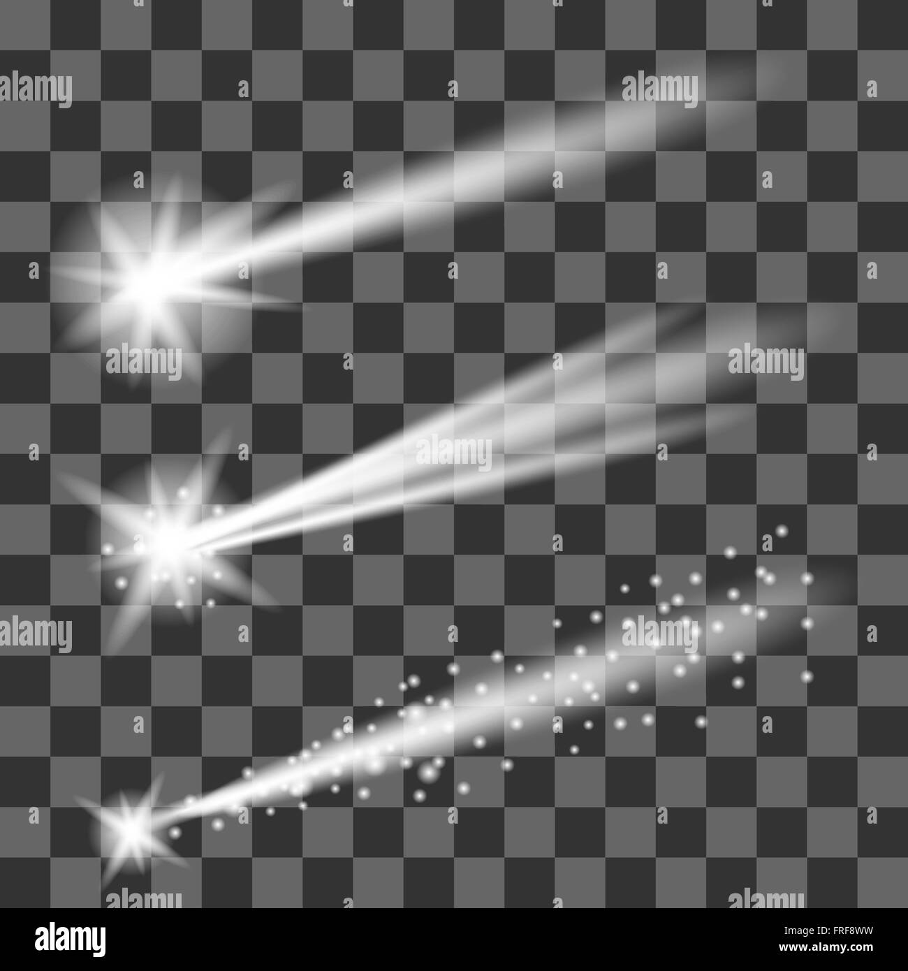 Set of Different White Lights Stock Vector Image & Art - Alamy