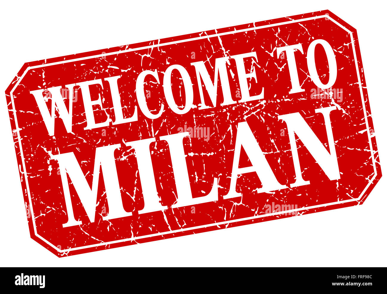 Welcome milan stamp hi-res stock photography and images - Alamy