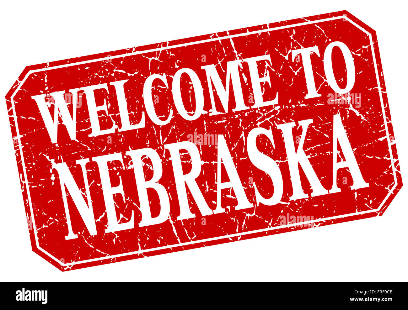 Welcome to nebraska sign Cut Out Stock Images & Pictures - Alamy