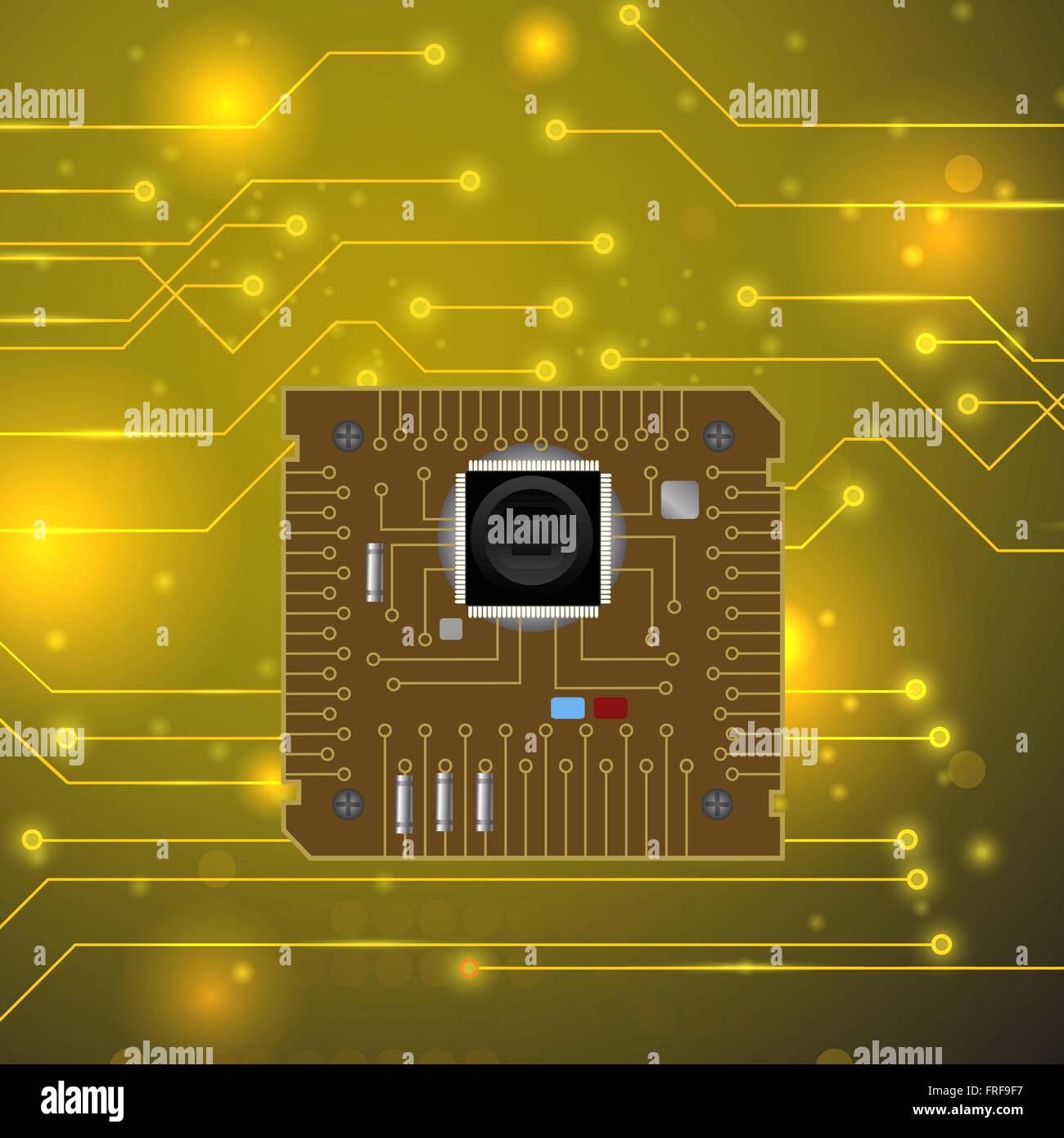 Circuit Board Pattern Stock Vector Image & Art - Alamy