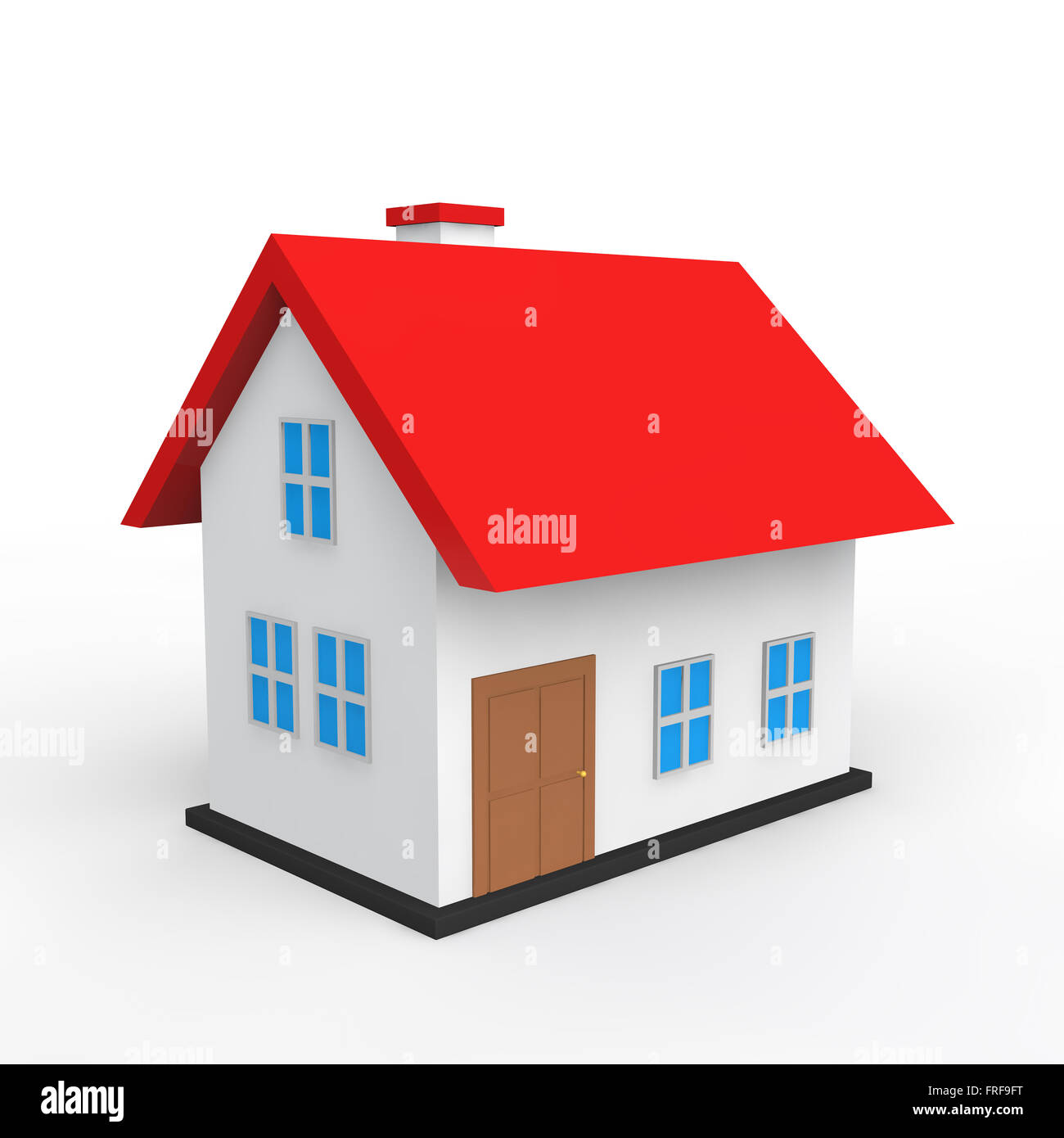 3d house model Stock Photo - Alamy