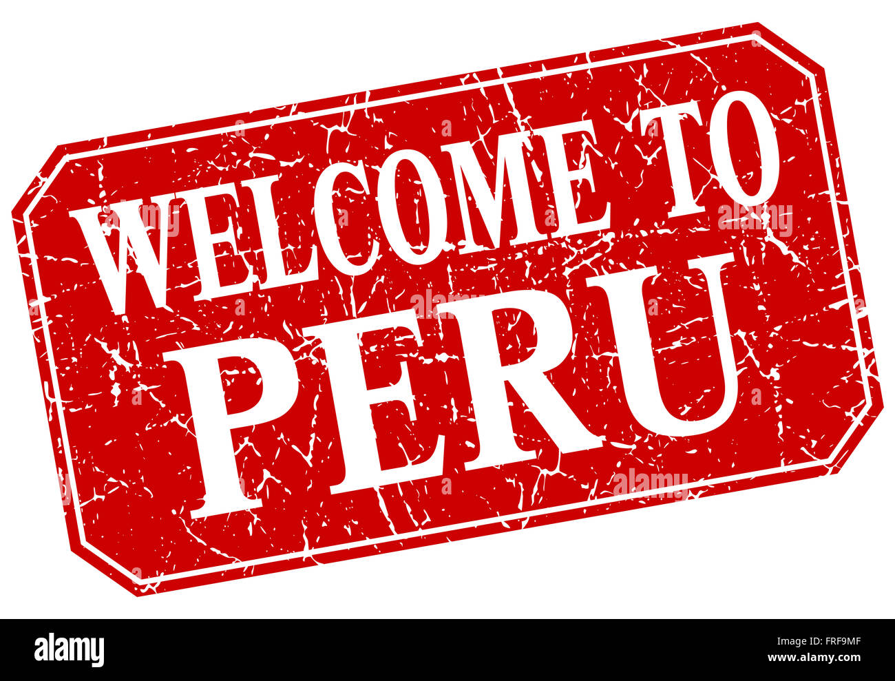 Peru red square grunge hi-res stock photography and images - Alamy