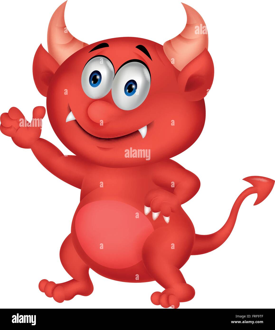 Red devil cartoon Stock Vector Image & Art - Alamy