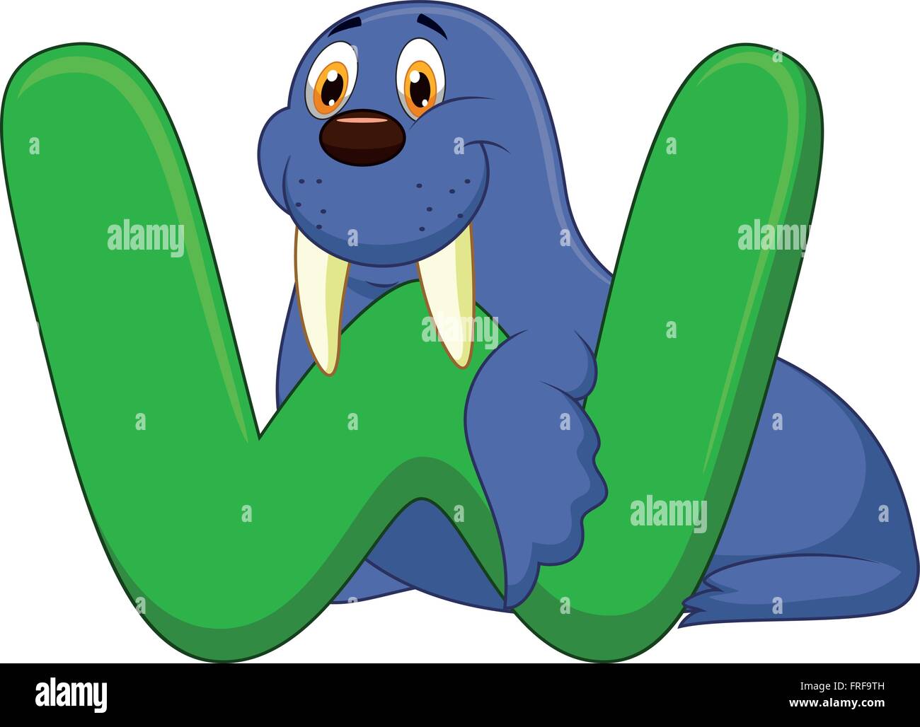 Walrus cartoon hi-res stock photography and images - Alamy