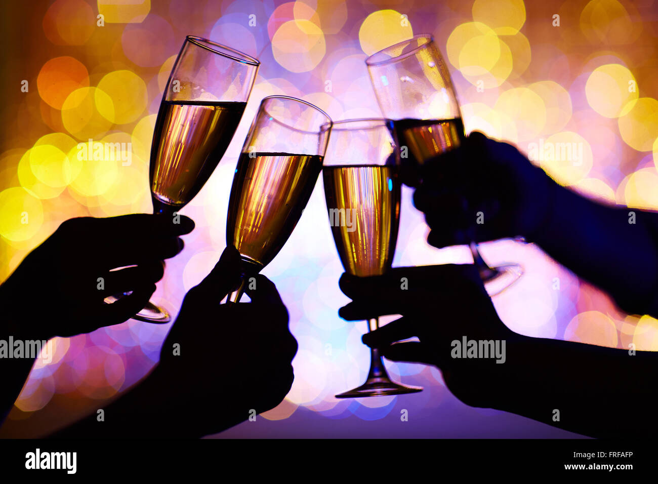 Toasting with champagne Stock Photo - Alamy Toasting with champagne Stock Photo - Alamy