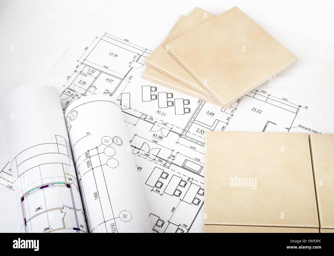 House blueprint set collection hi-res stock photography and images - Alamy