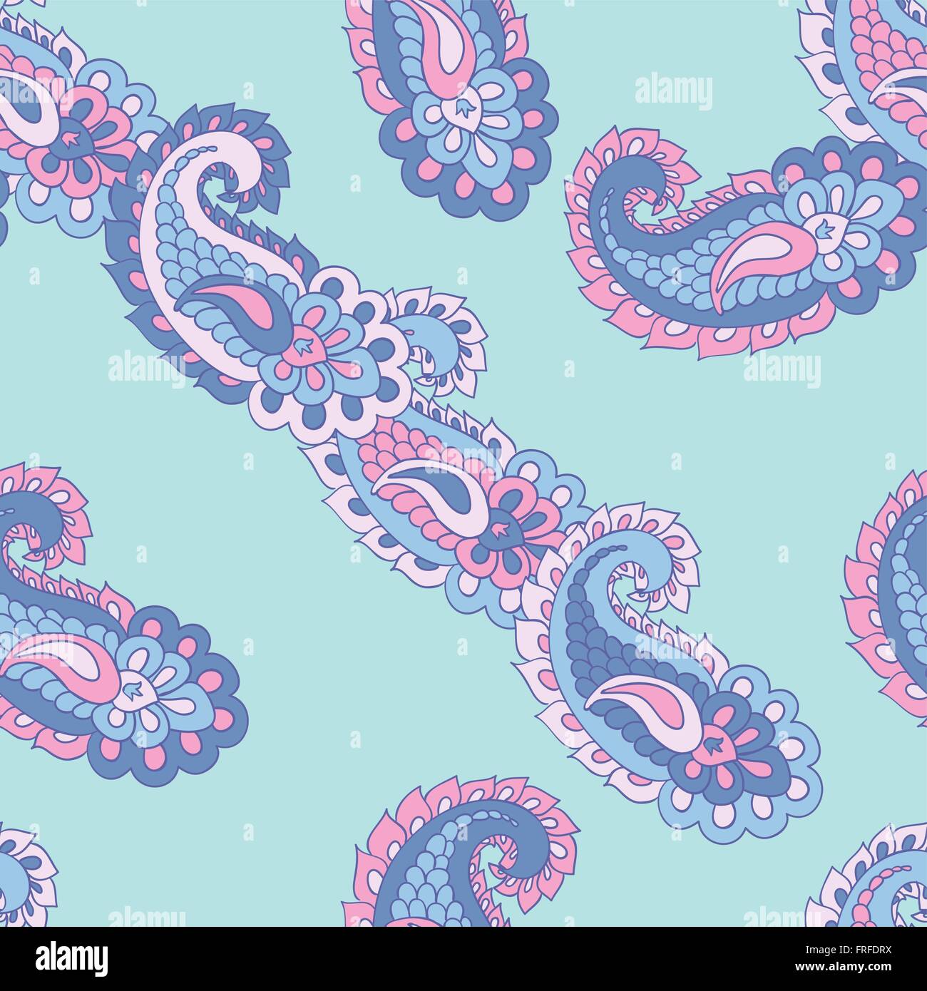 Seamless paisley pattern Stock Vector Image & Art - Alamy