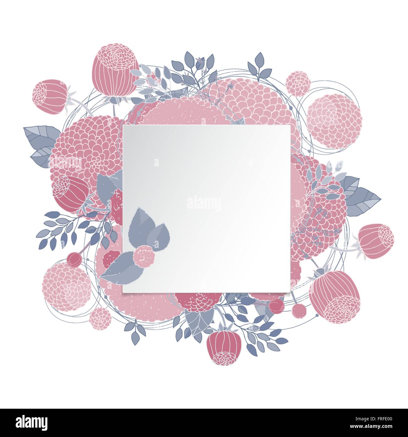 Vintage floral frame Stock Vector Image & Art - Alamy