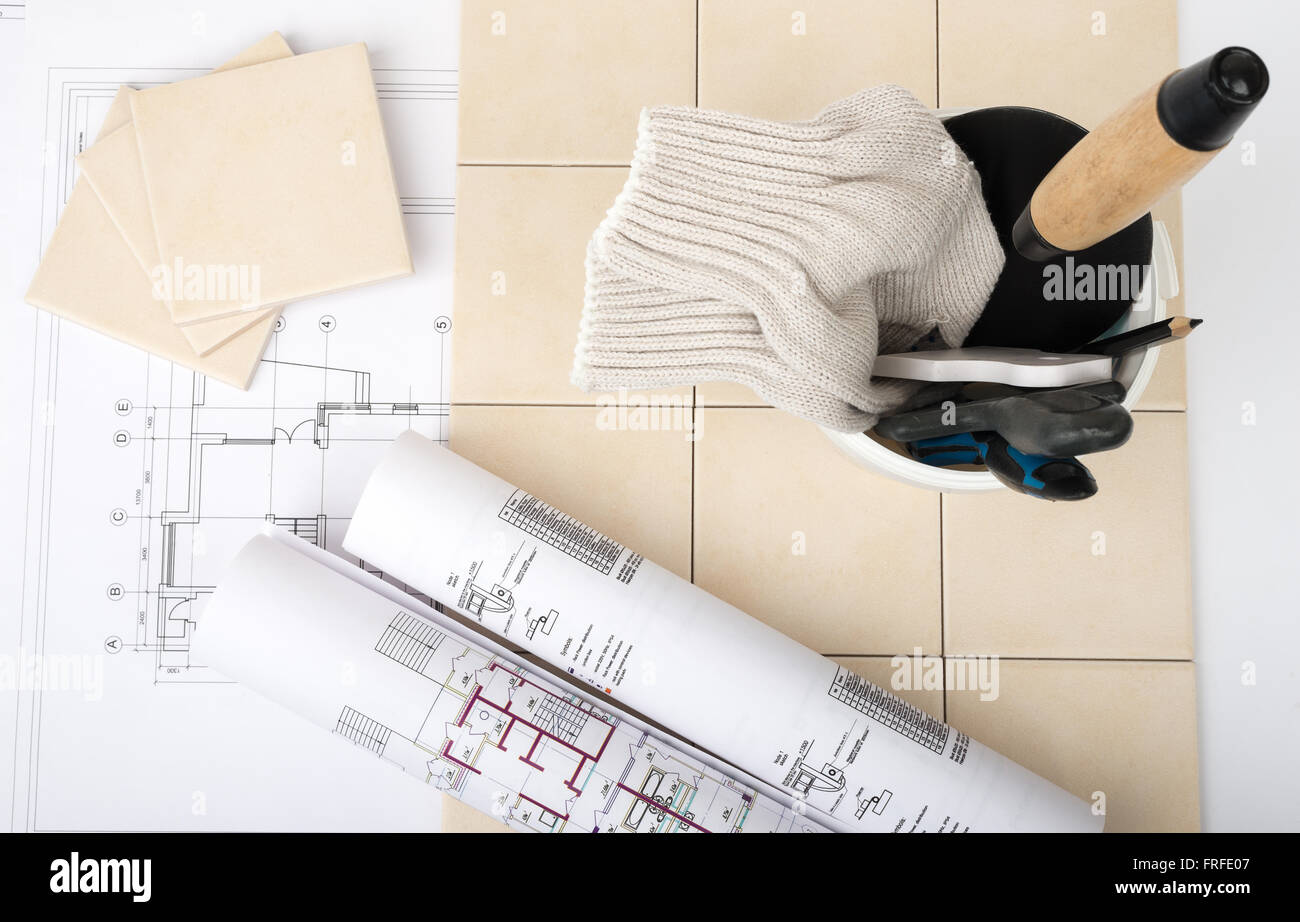 Set of tiles Stock Photo - Alamy