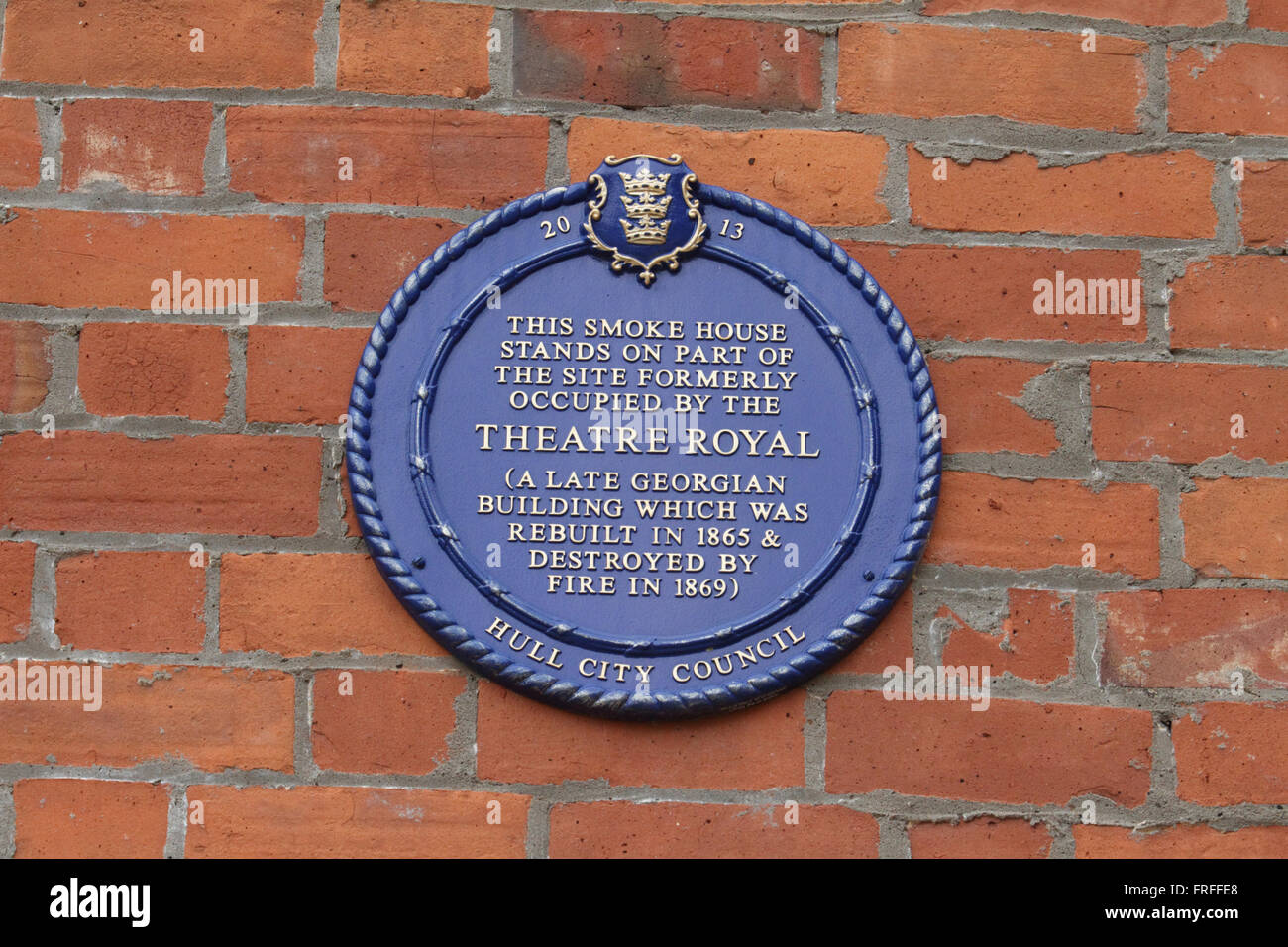 Hull blue plaques hi-res stock photography and images - Alamy
