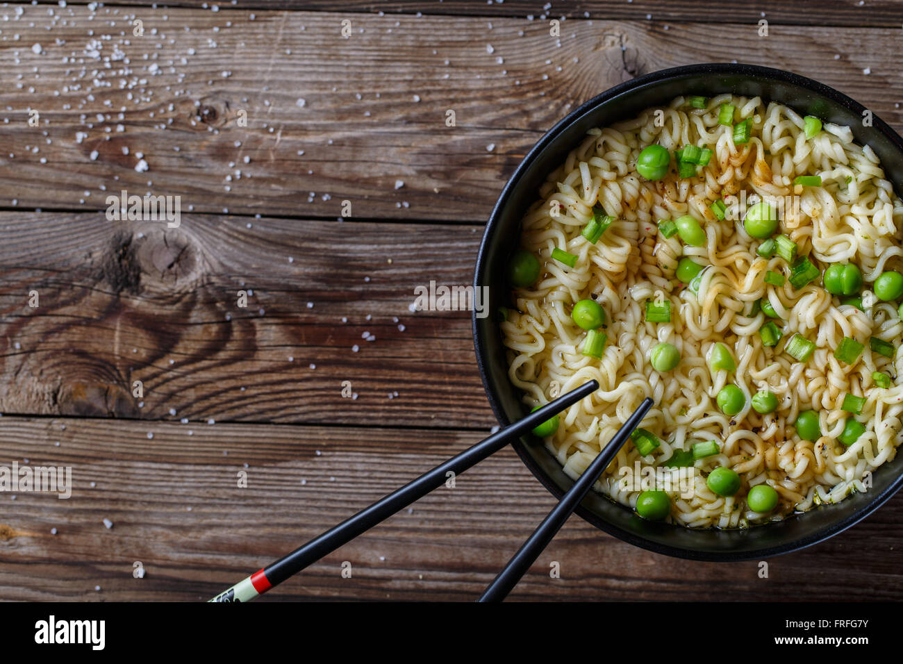 Chinese noodles. Top view Stock Photo - Alamy