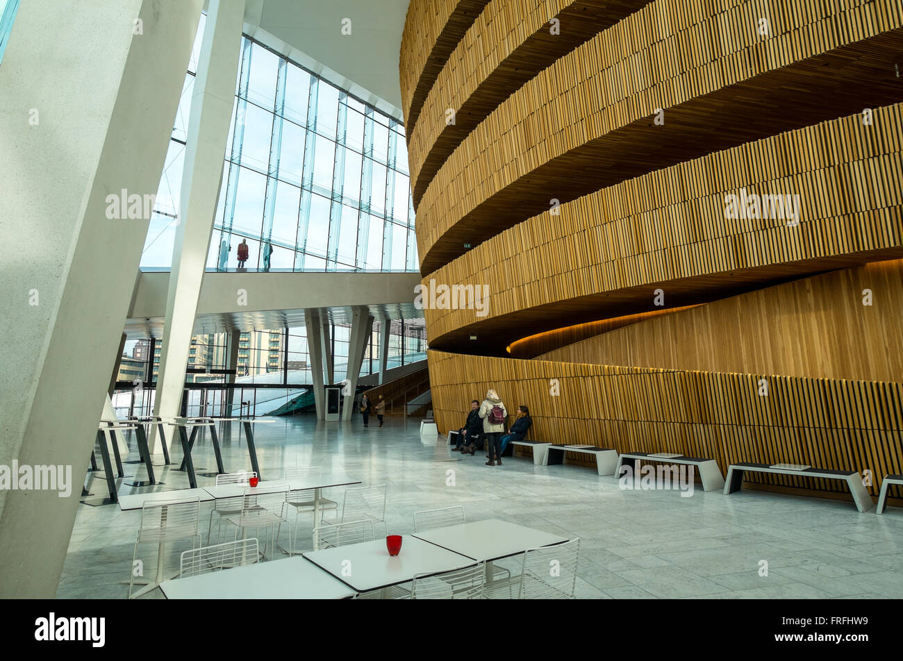 Inside Oslo's Opera House Stock Photo - Alamy