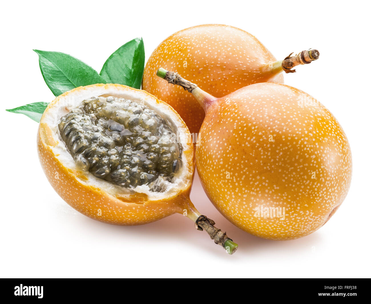 Half sweet granadilla grenadia Cut Out Stock Images & Pictures - Alamy